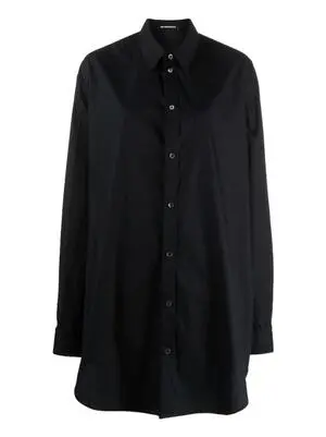 ANN DEMEULEMEESTER Oversized Button-up Shirt - Black