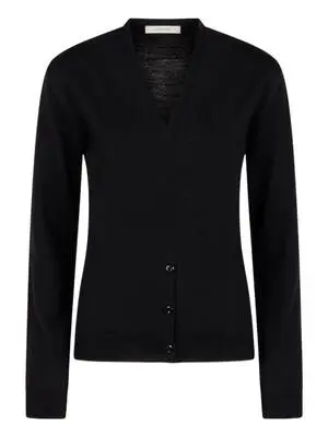 LEMAIRE Lemaire Twisted V-Neck Jumper Black