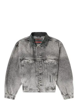 DIESEL® Diesel D-denver Collar Denim Jacket Grey