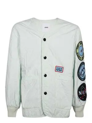 OAMC Quilted Patch Nasa Jacket - White