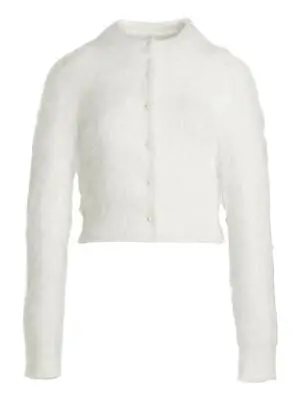MAISON MARGIELA Four Stitches Buttoned Cardigan - White