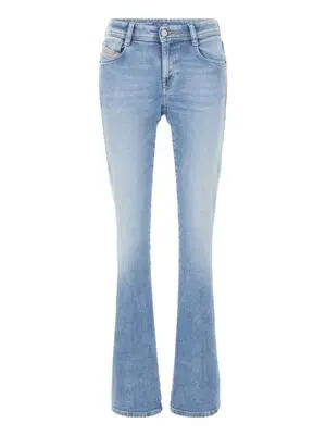 DIESEL® Logo Patch Slim-cut Jeans - Blue