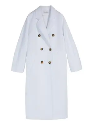 Max Mara Double Breasted Coat - White