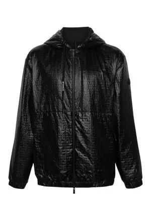 Moncler Zip-up Hooded Jacket - Black