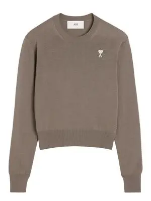Ami De Coeur Crewneck Jumper - Gray