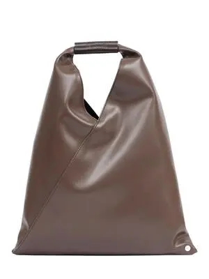 MAISON MARGIELA Japanese Logo Detailed Tote Bag - Brown