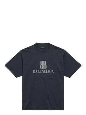 Balenciaga Nano Bb Medium Fit T-shirt - Black