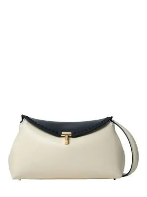 TOTEME T Lock Clutch Bag - Nude