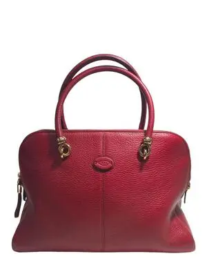 TOD'S Zipper Shoulder Bag - Red