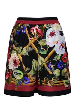 Dolce & Gabbana Floral Print Relaxed Fit Shorts - Multicolor
