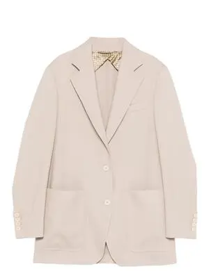 Max Mara Patch-pockets Buttoned Blazer - Pink