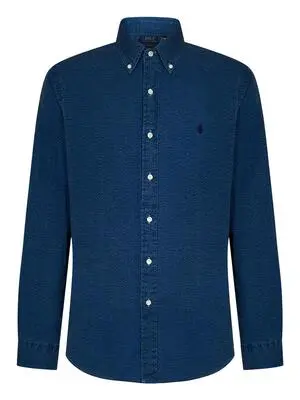Polo Ralph Lauren Ralph Lauren Textured Button-down Shirt - Blue