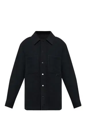 Canada Goose Balas Button-fastening Patch-pocket Overshirt - Black