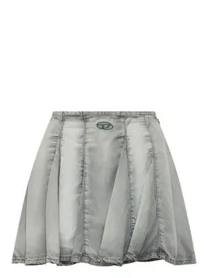 DIESEL® Diesel De Spiki FSI Panelled Mini Skirt Gray