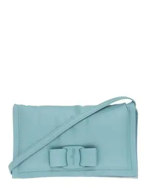 FERRAGAMO Logo Flip Shoulder Bag - Blue