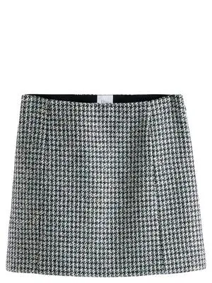 Dior Flared Mini Skirt - Gray