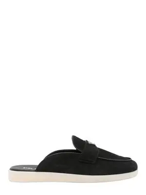 Prada Prada Band Logo Mules Black