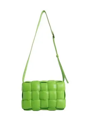 Bottega Veneta Bottega Veneta Padded Cassette Crossbody Bag Lemon Green