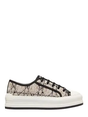 Dior Walk'n' Platform Sneakers - Beige/black