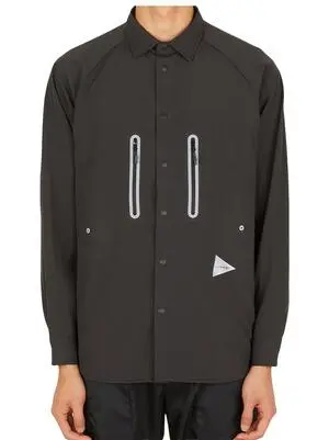 AND WANDER Tech Shirt - Black
