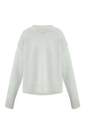 JIL SANDER Crewneck Knitted Jumper - Gray