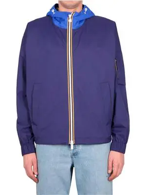 K-WAY Zip-up Hooded Jacket - Blue