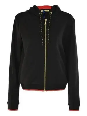 Versace Letter Pattern Printing Sports Jacket - Black