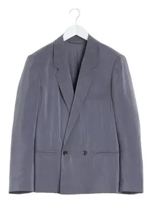 LEMAIRE Double-breasted Tailored Blazer - Gray
