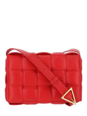 Bottega Veneta Padded Cassette Crossbody Bag - Red