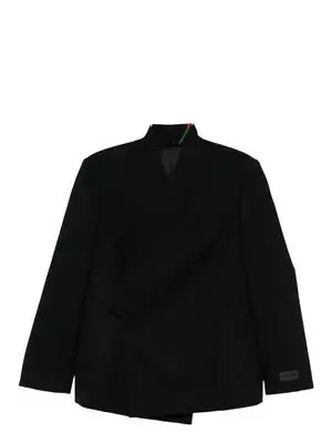 KENZO Kenzo Wool Jacquard Kimono Blazer