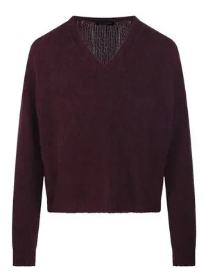 ROBERTO COLLINA Roberto Collina V-Neck Long Sleeve Sweater