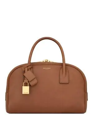 Saint Laurent Medium Boston Tote Bag - Toasted Brown