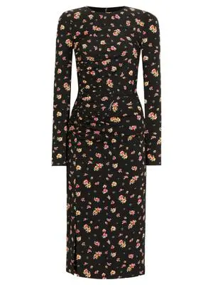 DOLCE & GABBANA Dolce & Gabbana Floral Printed Midi Dress