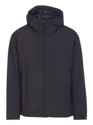 Herno Hooded Zip-up Jacket - Black
