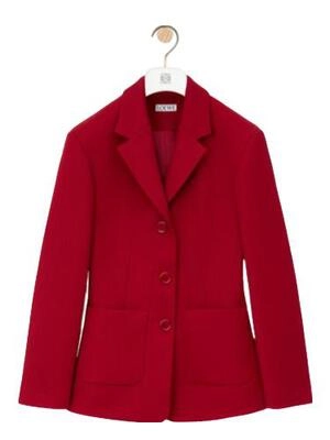 Loewe Single Breasted Jacket - Red