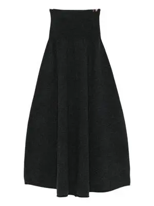 Extreme Cashmere High-waisted Maxi Skirt - Black