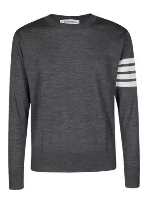 THOM BROWNE Thom Browne 4-Bar Crewneck Pullover