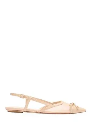 STUART WEITZMAN Stuart Weitzman Kitty Slingback Flat Beige/light Beige