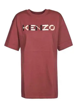 Kenzo Logo Crewneck T-shirt - Red