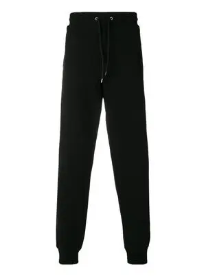Alexander McQueen Logo Print Track Pants - Black