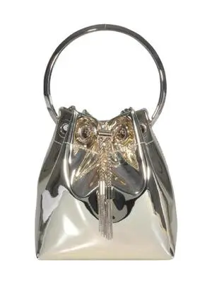 JIMMY CHOO Bon Bon Metallic Bucket Bag - Multicolor