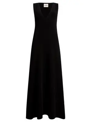 Khaite Keran Maxi Dress - Black