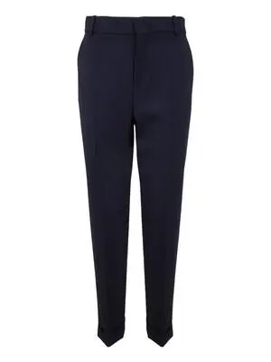 Balmain Slim Fit Tailored Trousers - Black