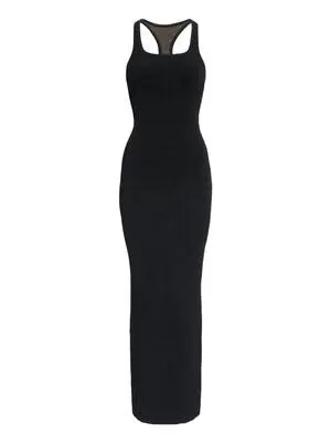 Jacquemus La Scala Racerback Maxi Dress - Black
