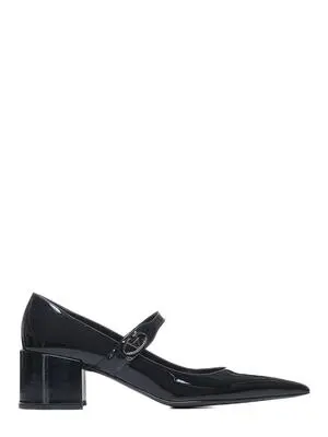 Valentino Garavani Logo Plaque Pointed Toe Pumps - Black