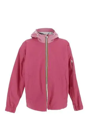 K-WAY Zip-up Hooded Jacket - Red