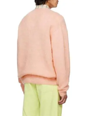 Auralee Long-sleeved Sweater - Pink Beige