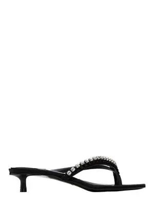 JIMMY CHOO Dila 35 High-heeled Sandals - Black/crystal