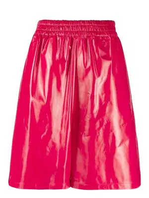 Bottega Veneta High-waisted Knee-length Shorts - Red