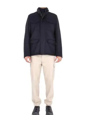 Herno High-neck Field Jacket - Black